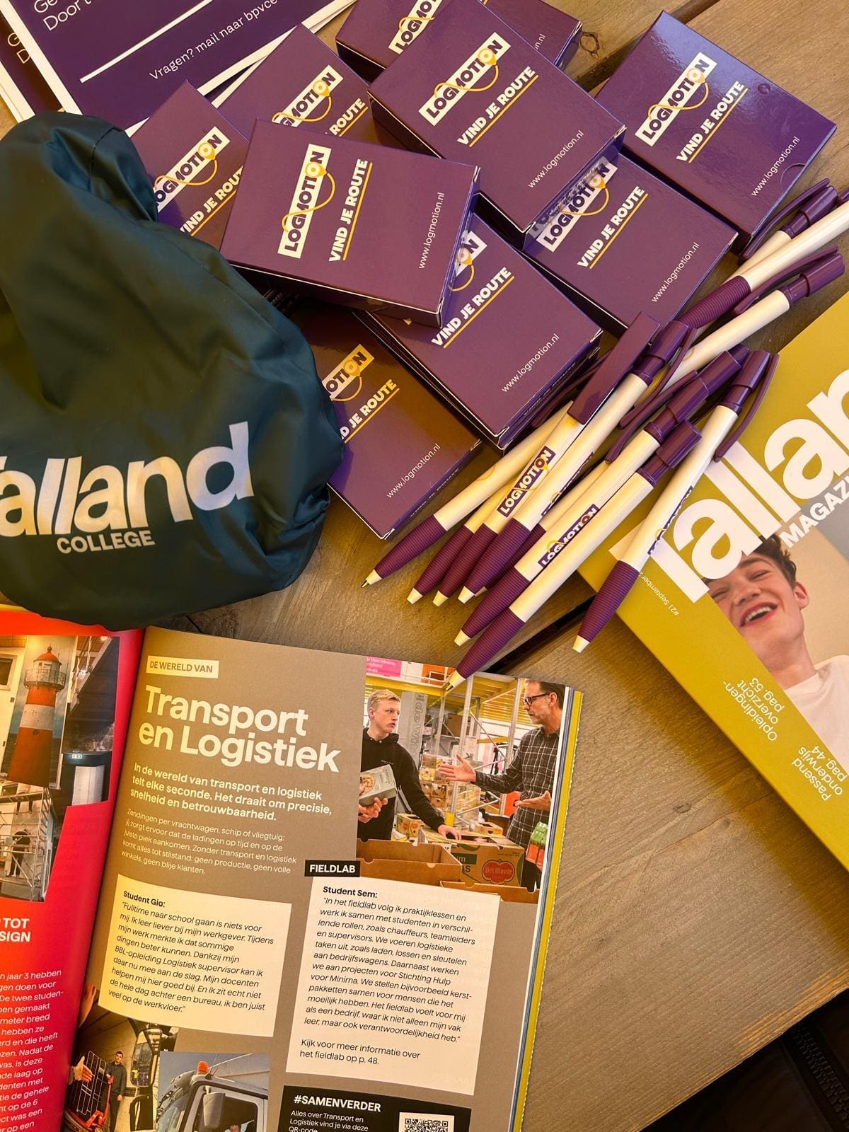 Succesvolle open dag talland college - Logmotion